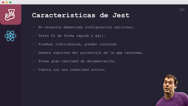 Unit Testing Con Jest Enzime Para Reactjs Ppt