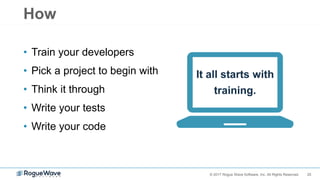Unit testing for project managers | PPT