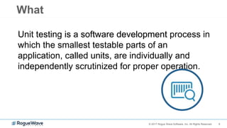 Unit testing for project managers | PPT