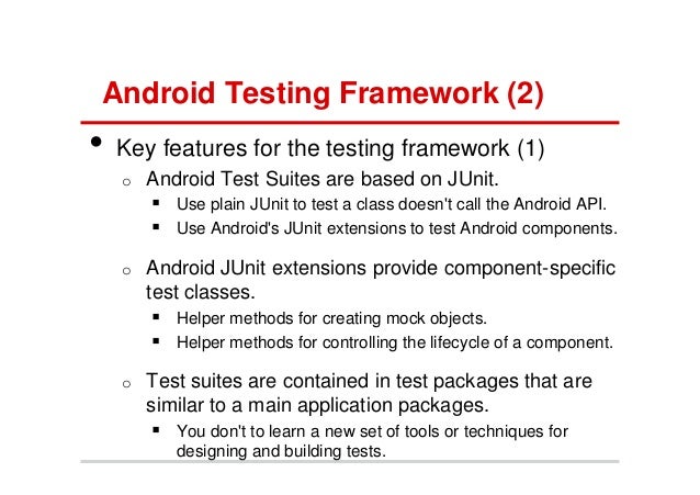 Unit Testing In Android