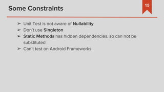 Unit Testing in Android | PPTX