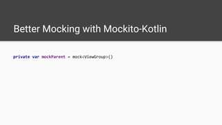 Unit Testing in Kotlin | PPT