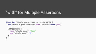 Unit Testing in Kotlin | PPT