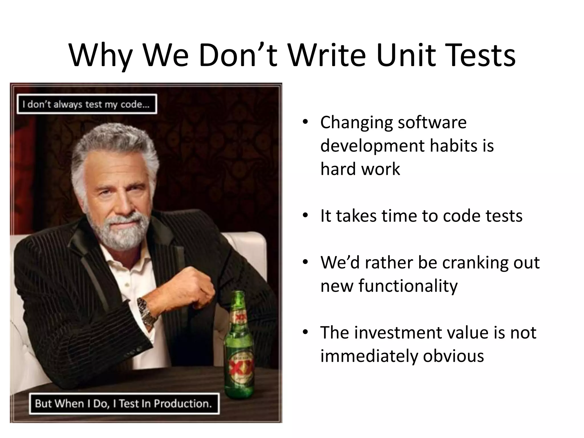 An Introduction to Unit Testing | PPTX