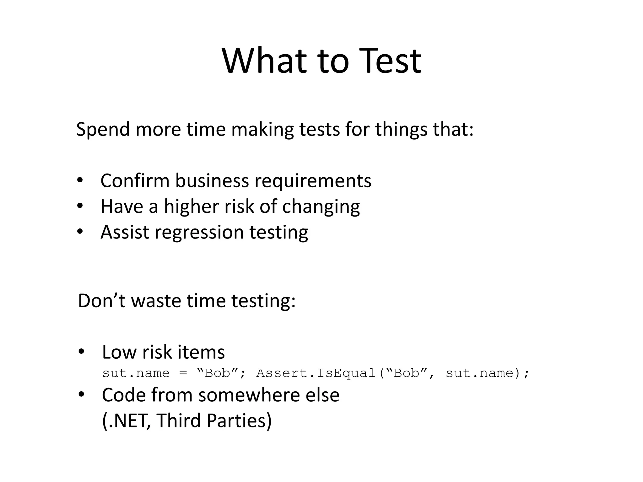 An Introduction to Unit Testing | PPTX