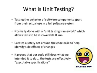 An Introduction to Unit Testing | PPTX