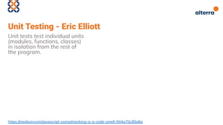 Unit testing pure function | PPT