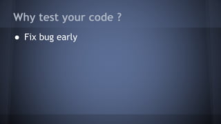 Unit testing on mobile apps | PPT | Free Download