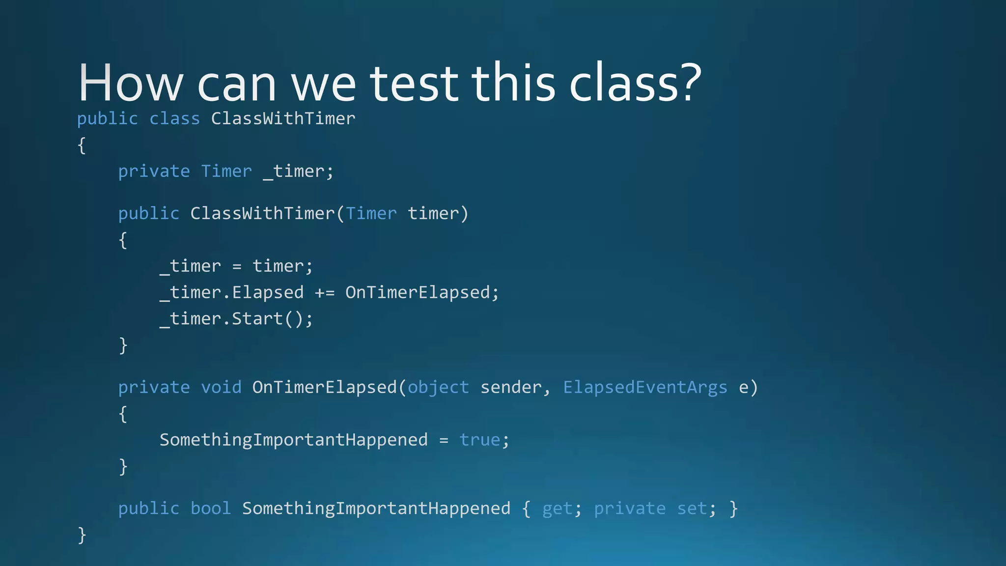 Unit Testing Patterns For Concurrent Code Ppt