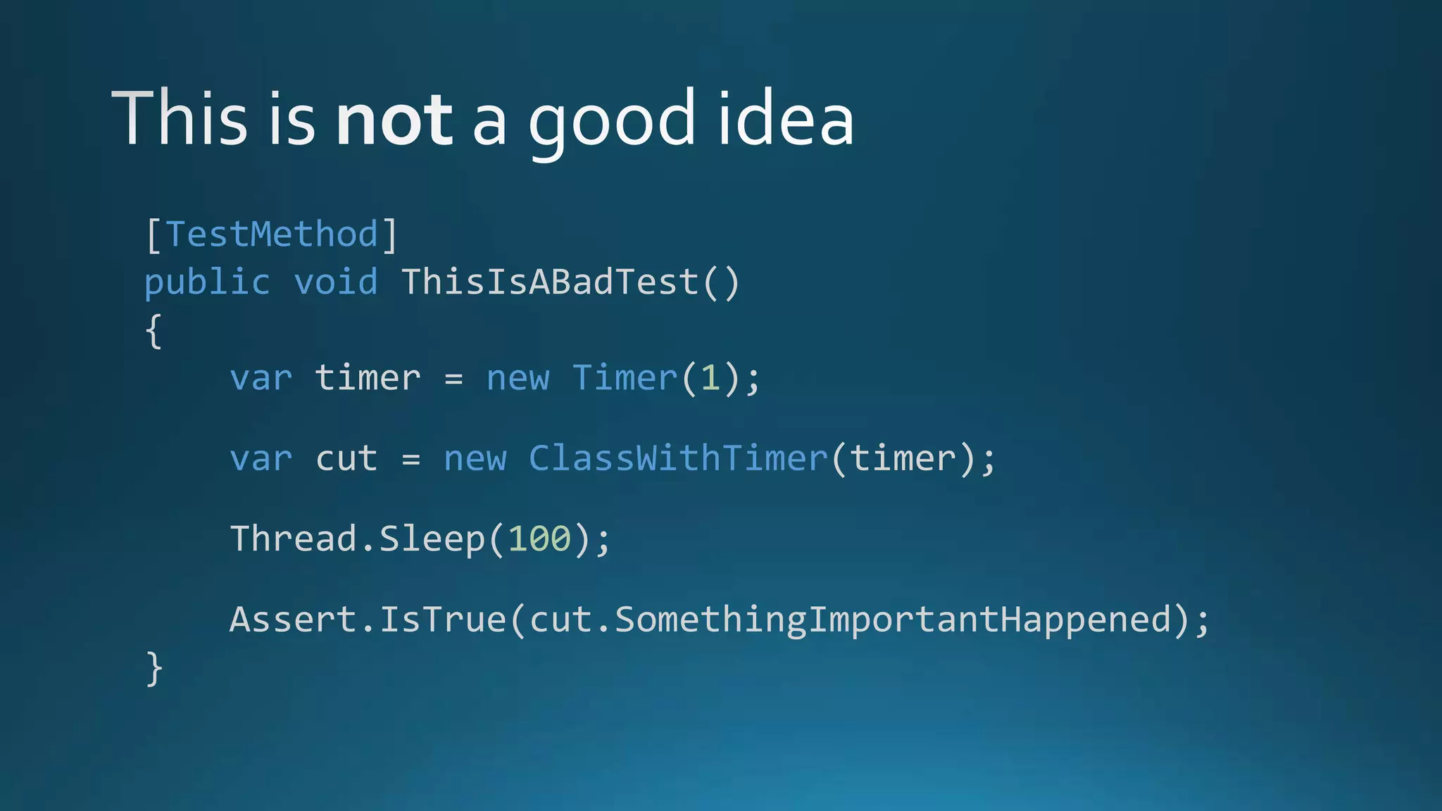 Unit Testing Patterns For Concurrent Code Ppt 