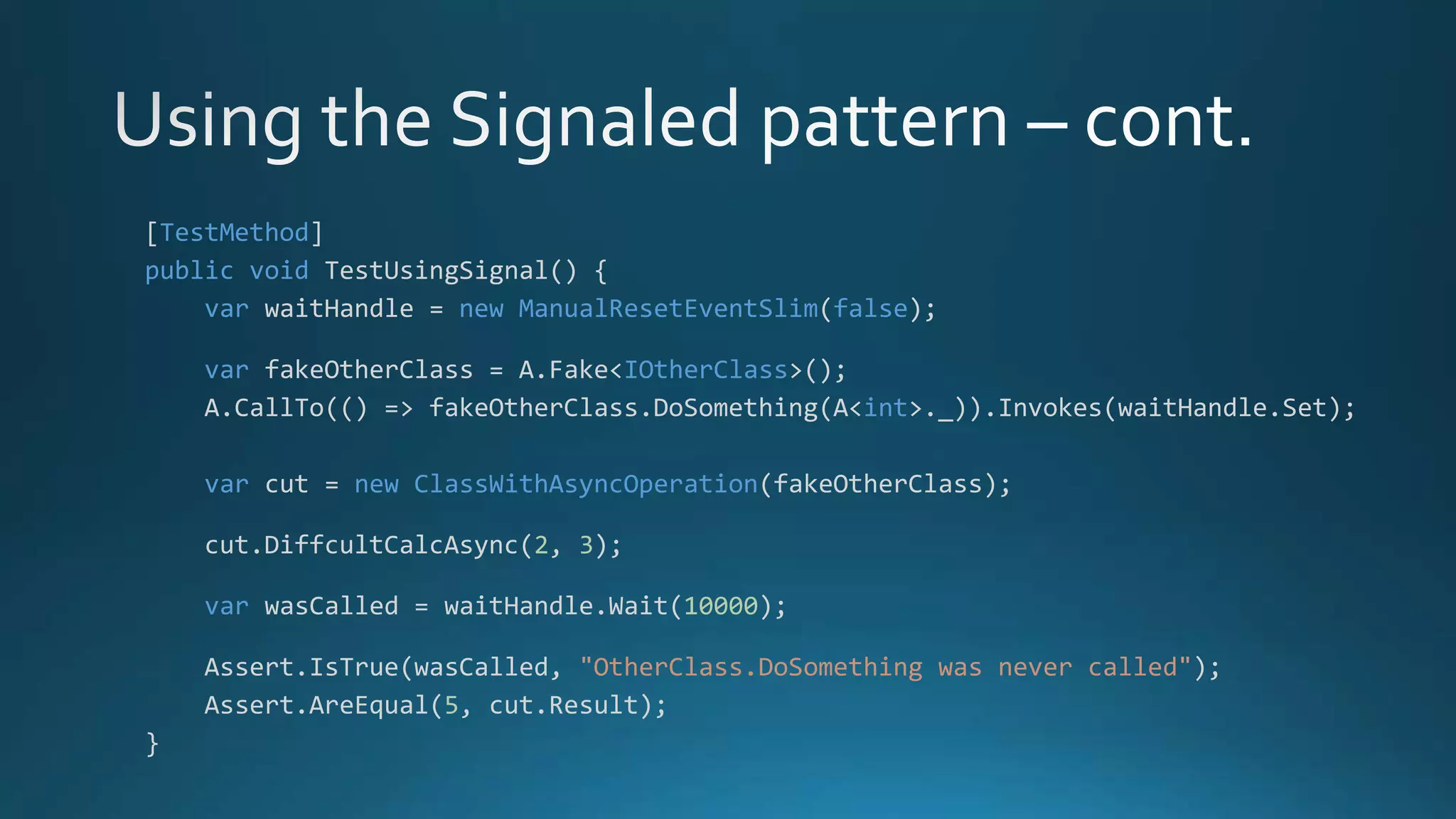 Unit Testing Patterns For Concurrent Code Ppt 9159