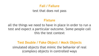 Unit testing, principles | PDF