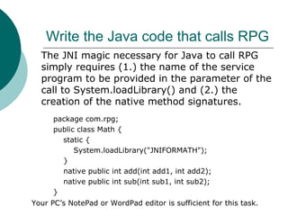 Unit Testing RPG with JUnit | PPT