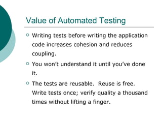 Unit Testing RPG with JUnit | PPT
