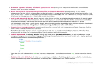 Unit Testing Standards - Recommended Best Practices | PPT