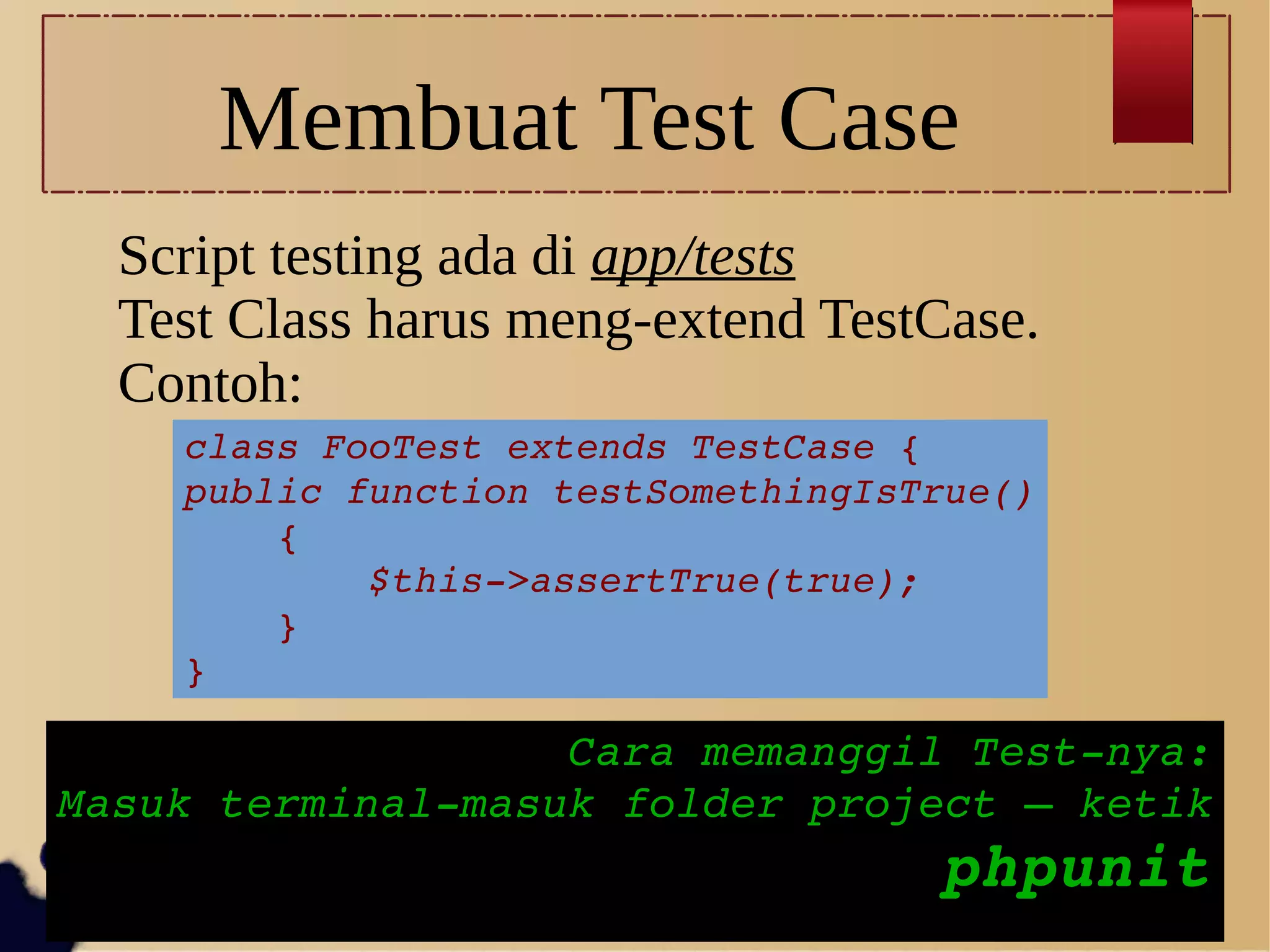 Pengenalan Unit Testing Dan Tdd Ppt 6168