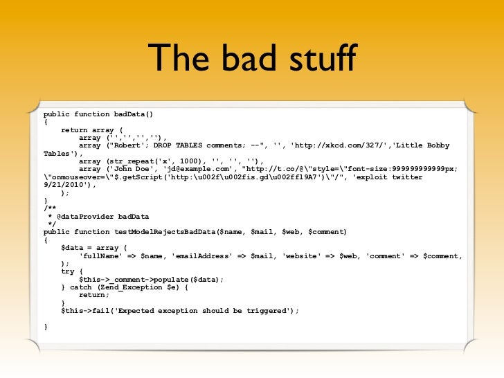 Unit Testing With Zend Framework Phpbenelux