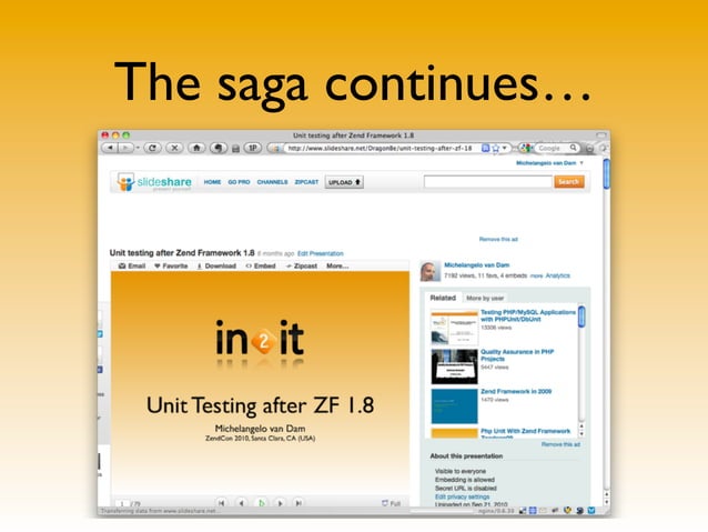 Unit Testing Zend Framework Apps Ppt