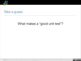 Unit test in a nutshell | PPT