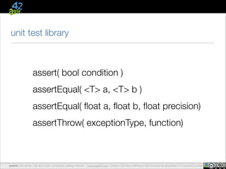Unit test in a nutshell | PPT