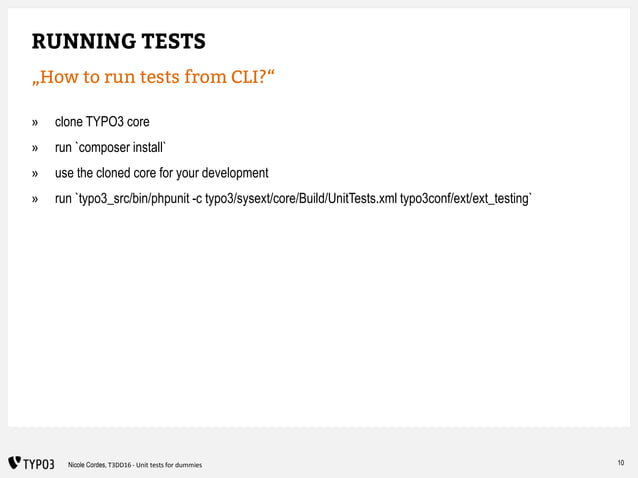 Unit tests for dummies | PPT