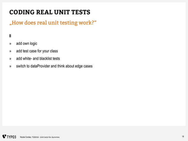 Unit tests for dummies | PPT