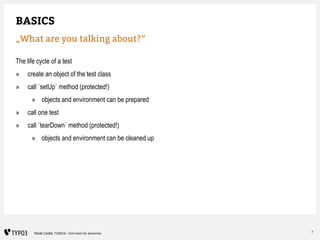 Unit tests for dummies | PPT