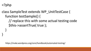 Unit tests with vagrant | PPT