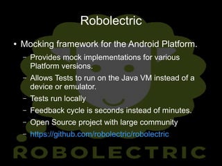 Unit Test Android Without Going Bald | PPT