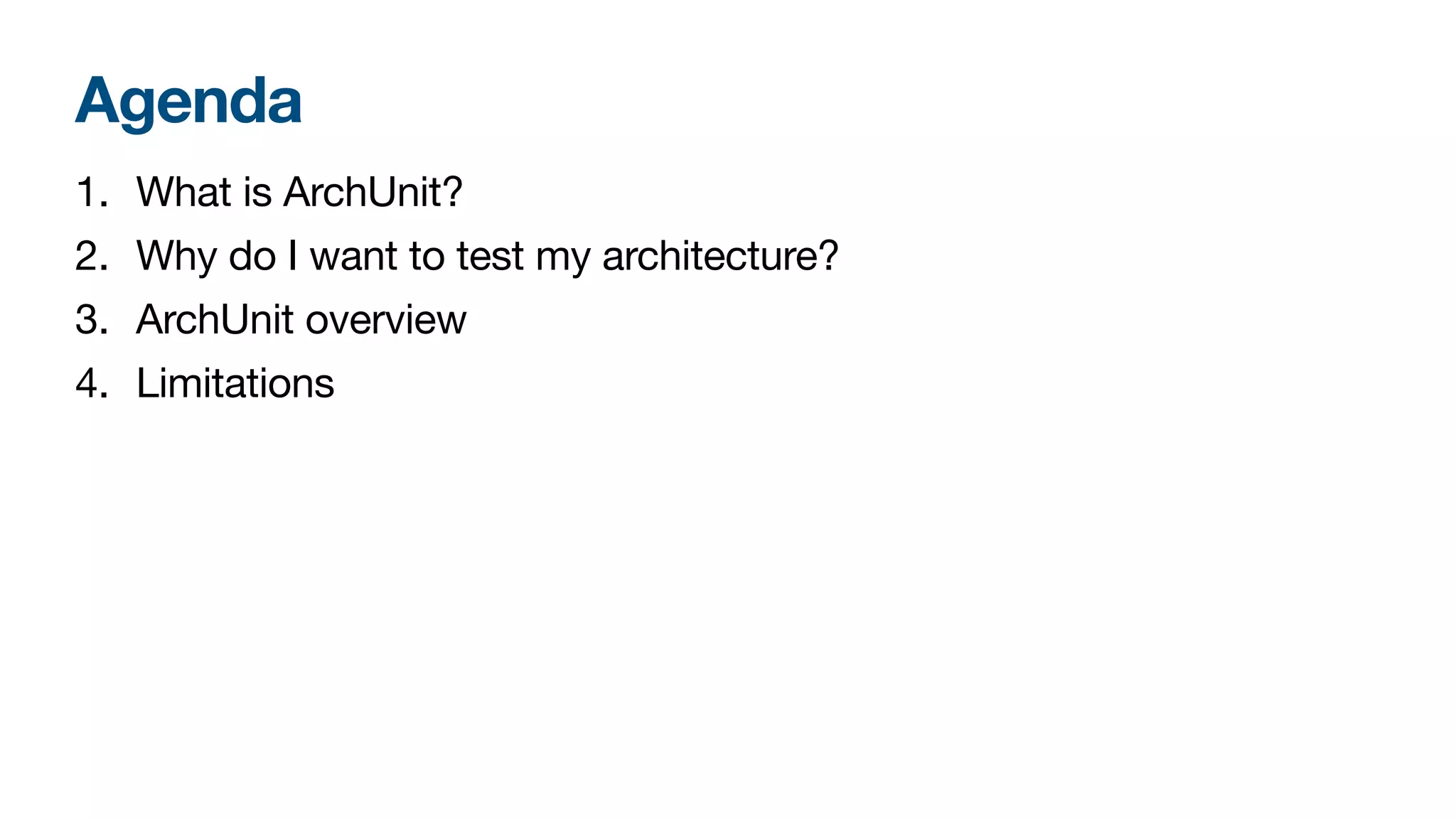 Unit Test Your Java Architecture With Archunit Ppt