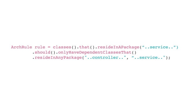 Unit Test Your Java Architecture With Archunit Ppt