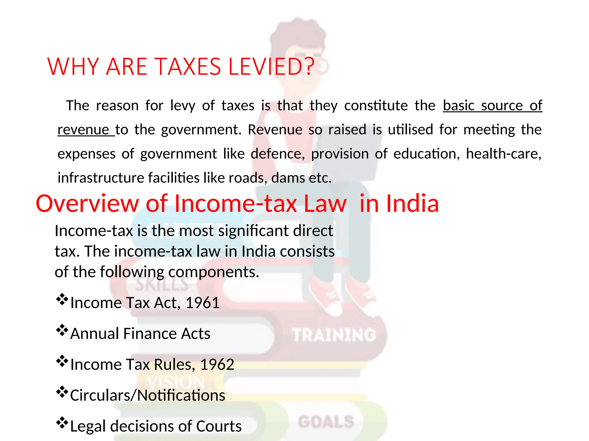 Basic concepts of Direct taxation theory | PPT