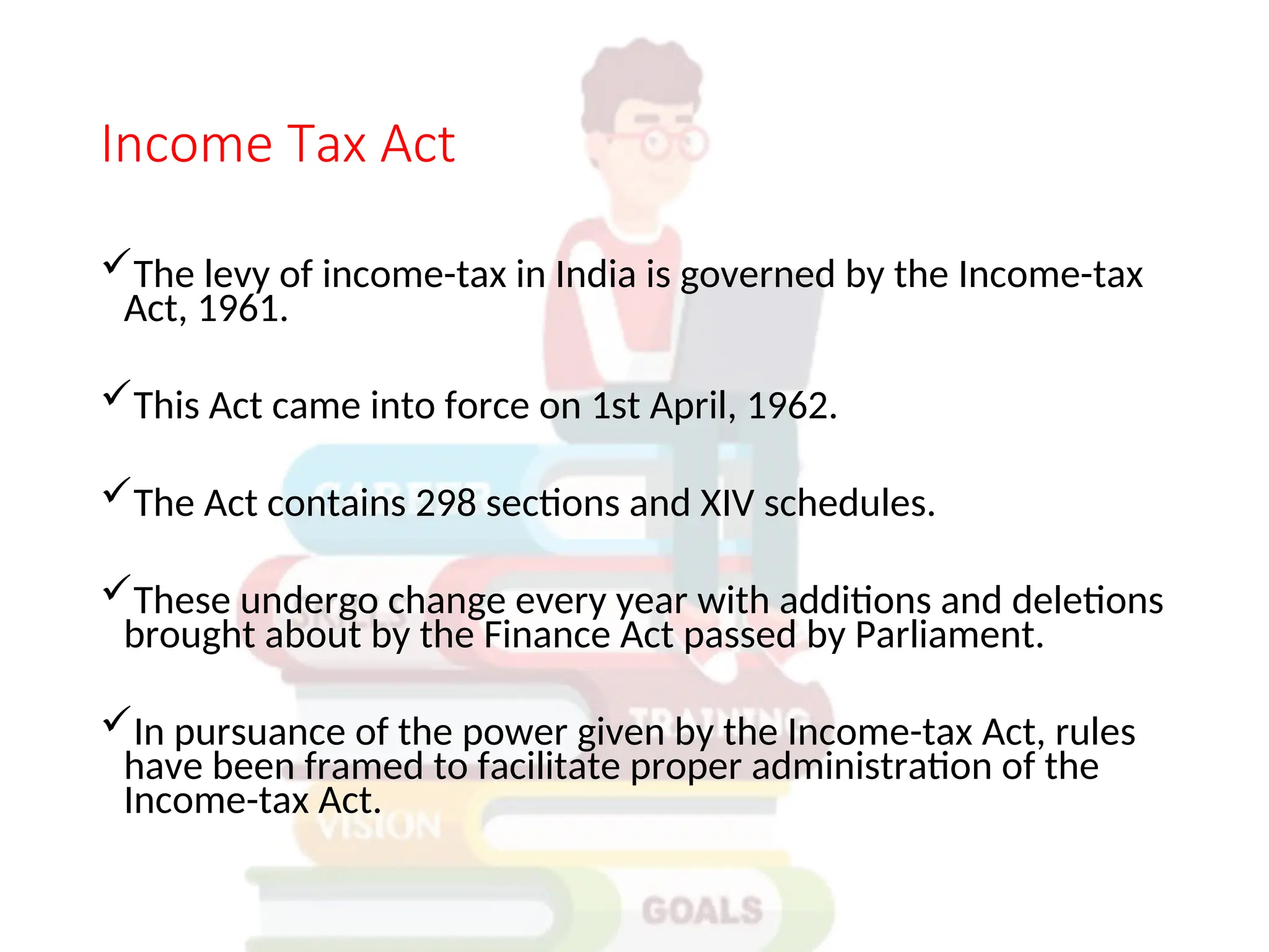 Basic concepts of Direct taxation theory | PPT
