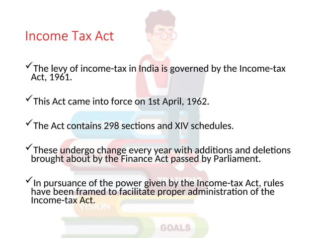 Basic concepts of Direct taxation theory | PPT