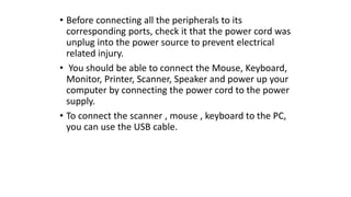: Connect hardware peripherals Part one | PPTX