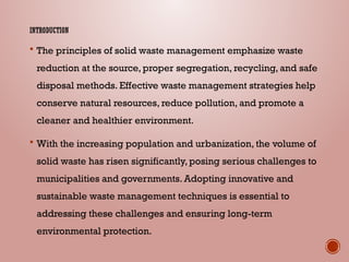 unit three. Principles of Solid Waste Management | PPTX