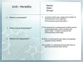 Unit Three Cornell Notes B | PPT