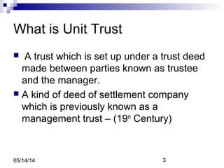 Unit trust | PPT