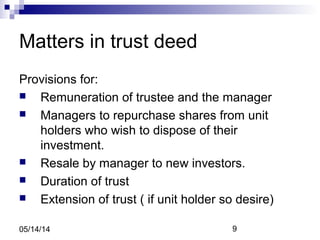 Unit trust | PPT