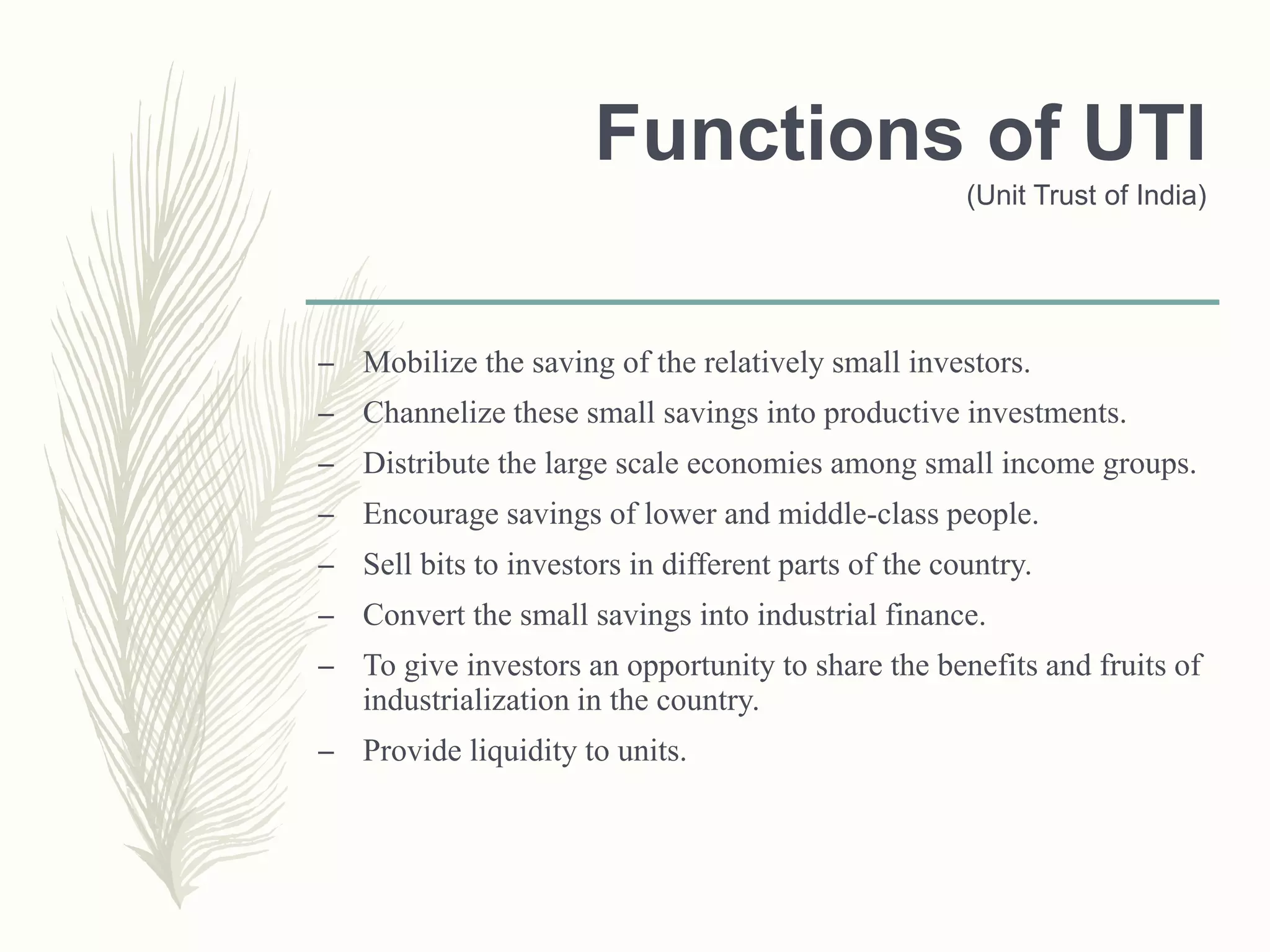 Unit trust of india | PPTX