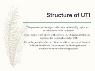 Unit trust of india | PPTX | Business Accounting & Finance | Business