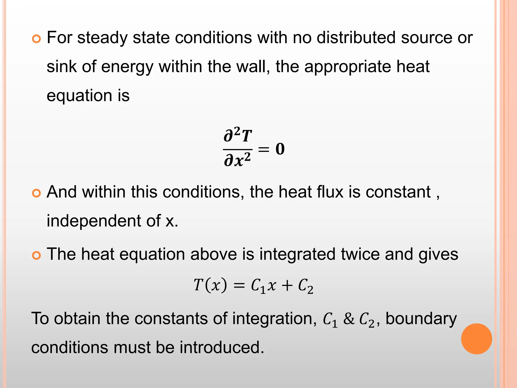 One Dimensional Steady State Heat Conduction | PPTX