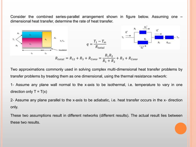 One Dimensional Steady State Heat Conduction | PPTX