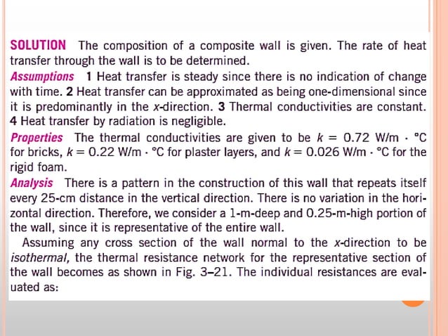 One Dimensional Steady State Heat Conduction | PPTX