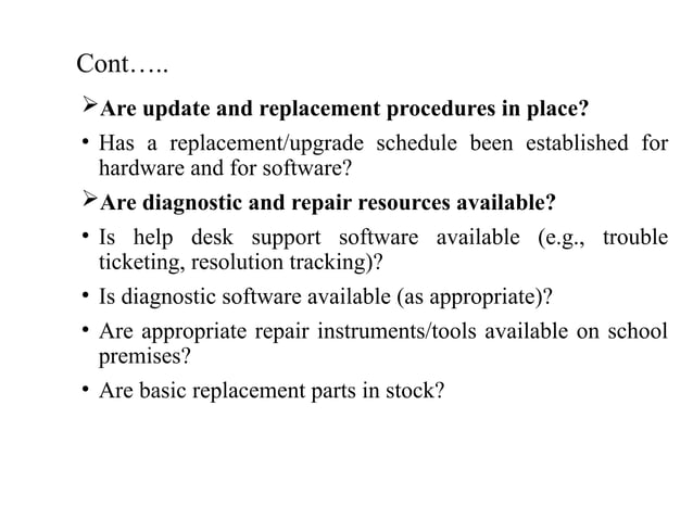 Implement maintenance procedures Unit Two.pptx