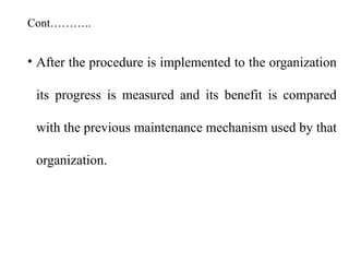 Implement maintenance procedures Unit Two.pptx