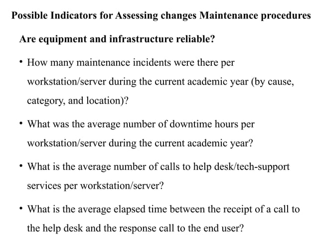 Implement maintenance procedures Unit Two.pptx