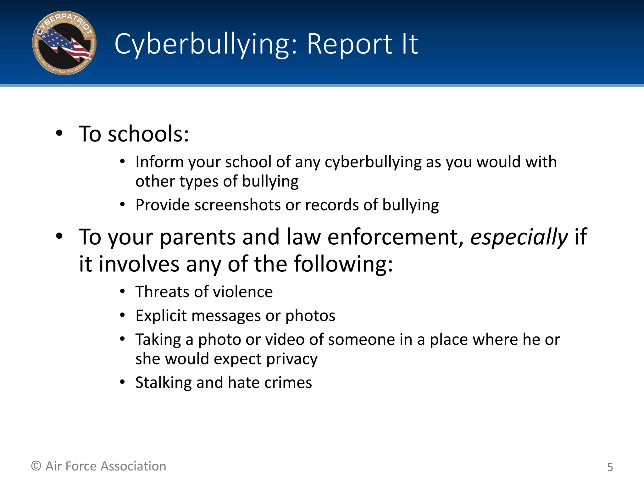 Unit+two+ +cyber+ethics+and+online+safety | PPT