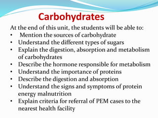 chapter two introduction nutrition | PPT