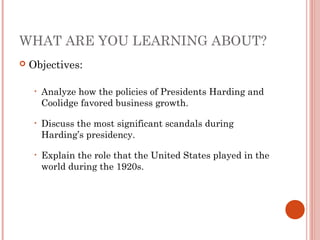 Unit 2 - The 1920s | PPT